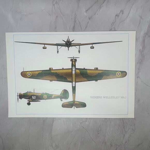 None and/or Unknown | Other | Vickers Wellesley Mk Aircraft Vintage ...